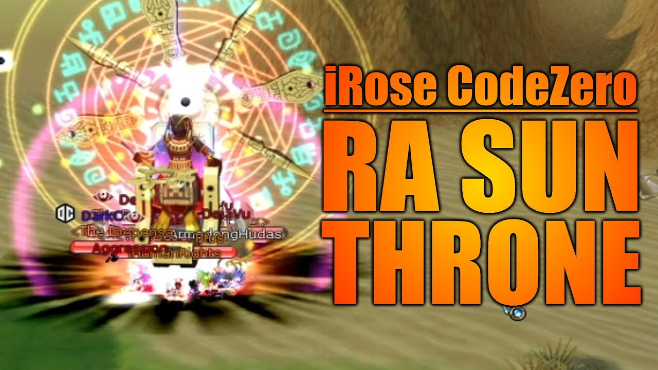 iRose CodeZero - RA SUN THRONE | DEJAVU - YouTube