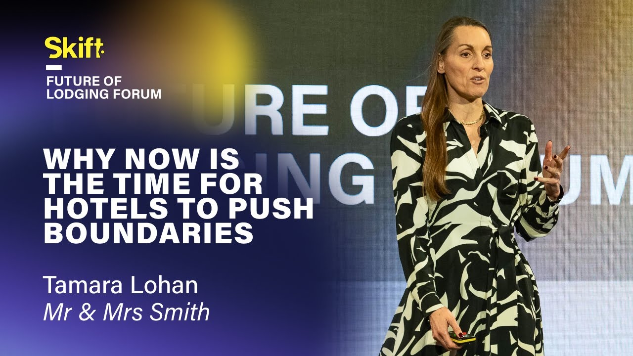 Mr & Mrs Smith Founder and CEO at Skift Future of Lodging Forum 2023 ...