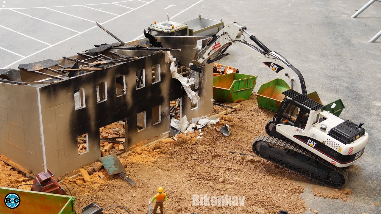 EXTREME RC DEMOLITION: UNLEASHING THE POWER OF HUINA CONSTRUCTION SITE ...