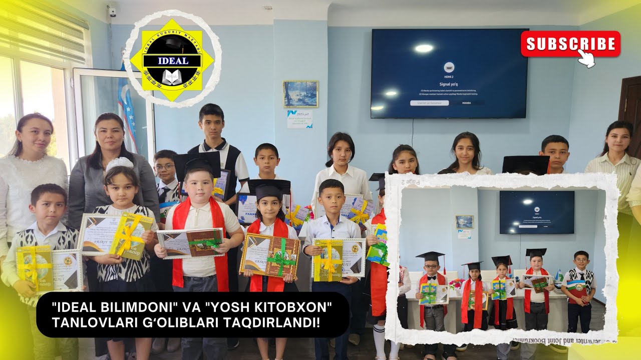 🏆 "IDEAL BILIMDONI" va "YOSH KITOBXON" TANLOVLARI GʻOLIBLARI ...