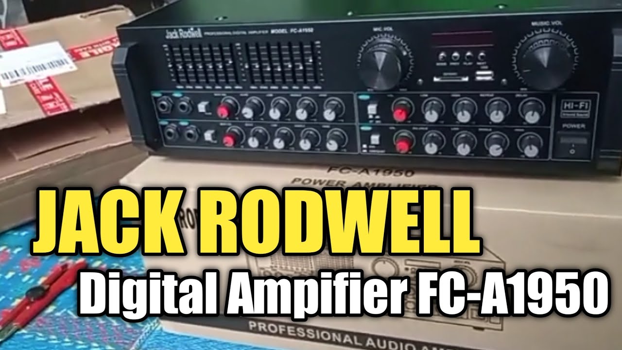 Jack Rodwell Digital Ampifier FC-A1950 - YouTube