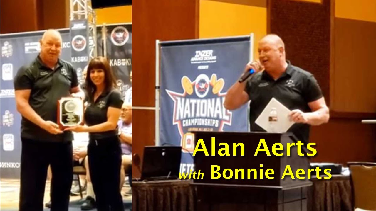 USPA Hall of Fame Alan Aerts Presents Powerlifter Inductee, Bonnie ...