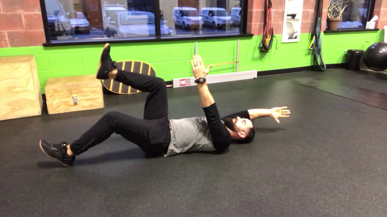 Basic Core Routine - Dead Bug & Plank - YouTube