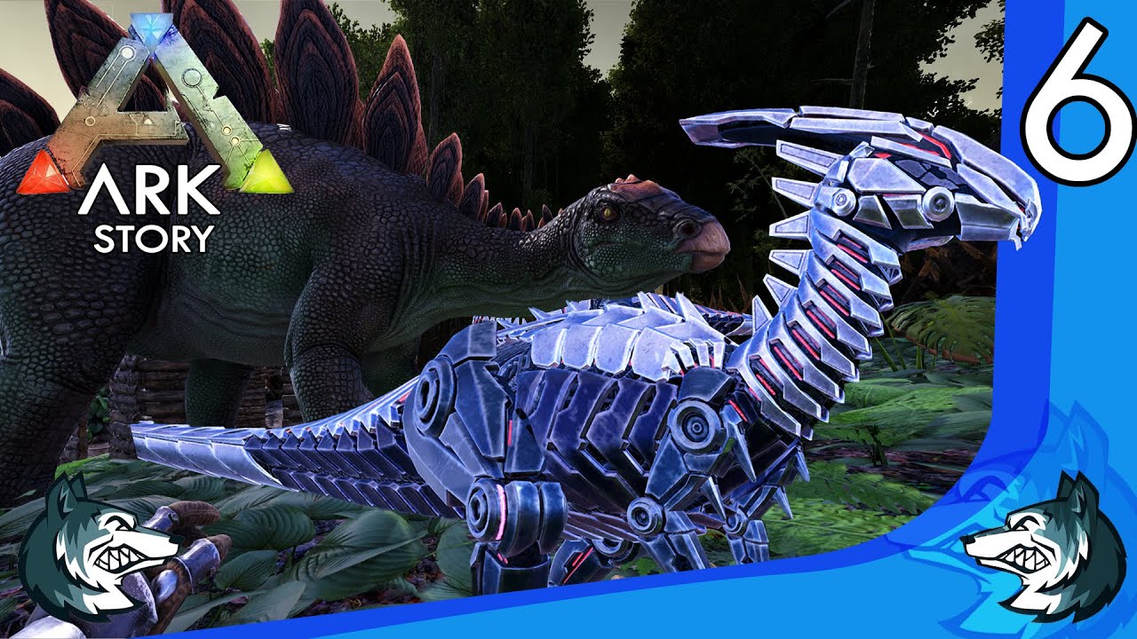 ARK STORY #06 : STÉGOSAURE LEVEL MAX et PARASAURE TEK - YouTube