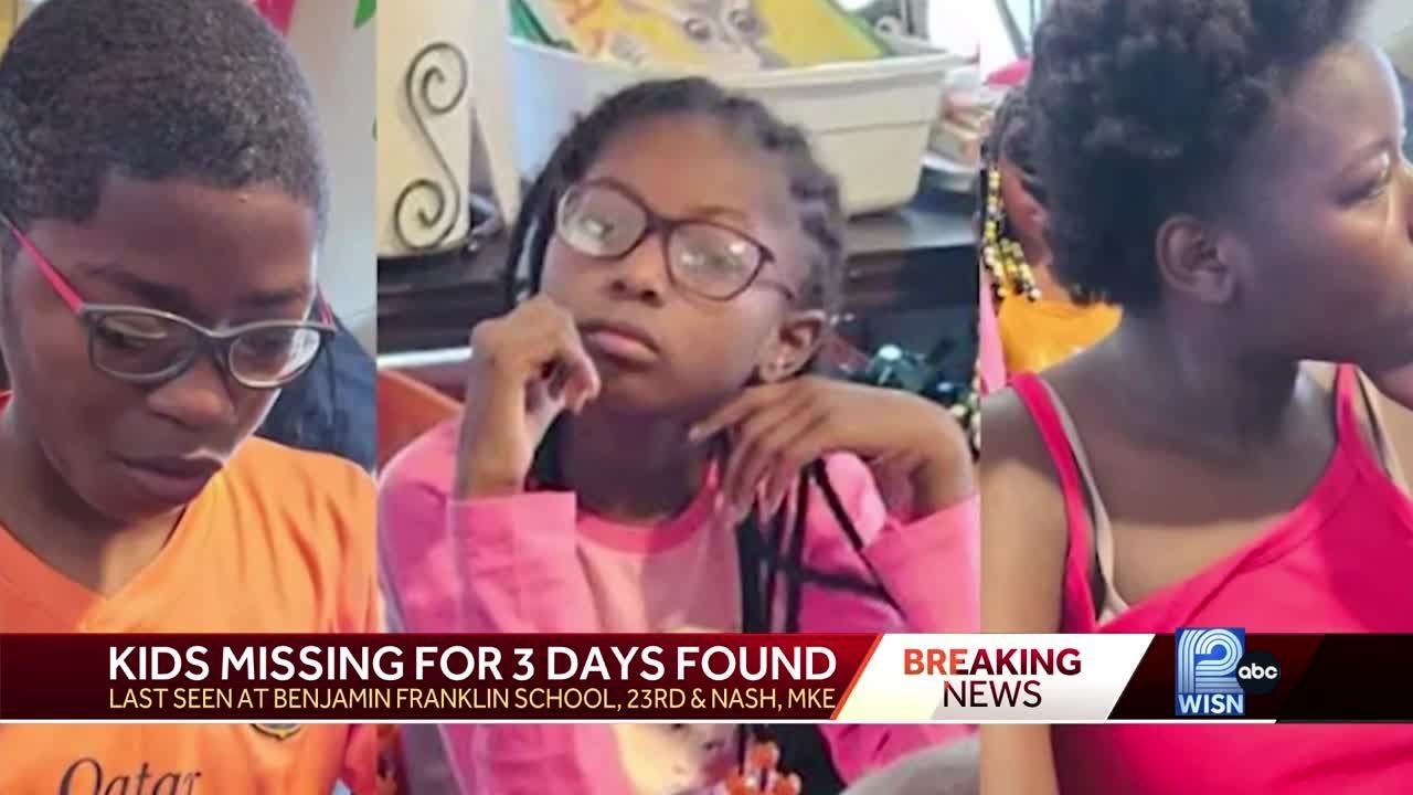 Three missing children found safe - YouTube