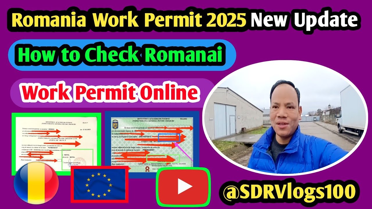 Romanai 🇷🇴 Work Permit 2025 New Update || How to Check Romania Work ...