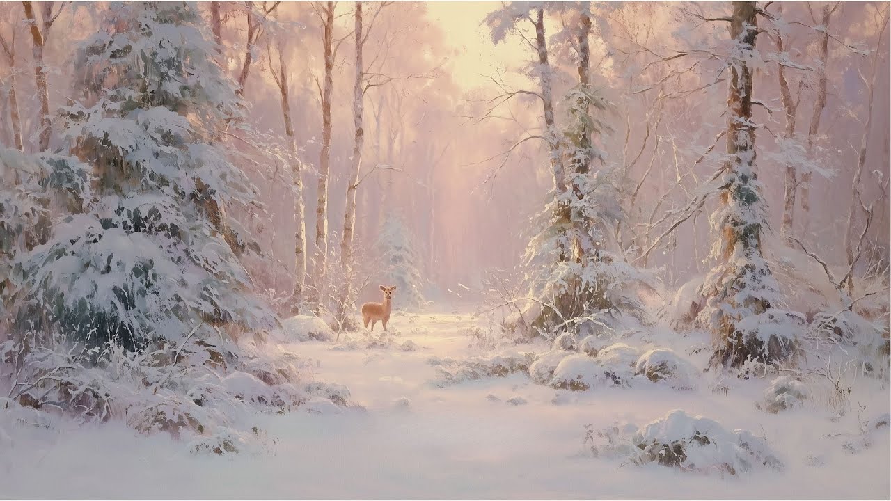 a quiet winter morning | peaceful piano playlist for studying, reading ...