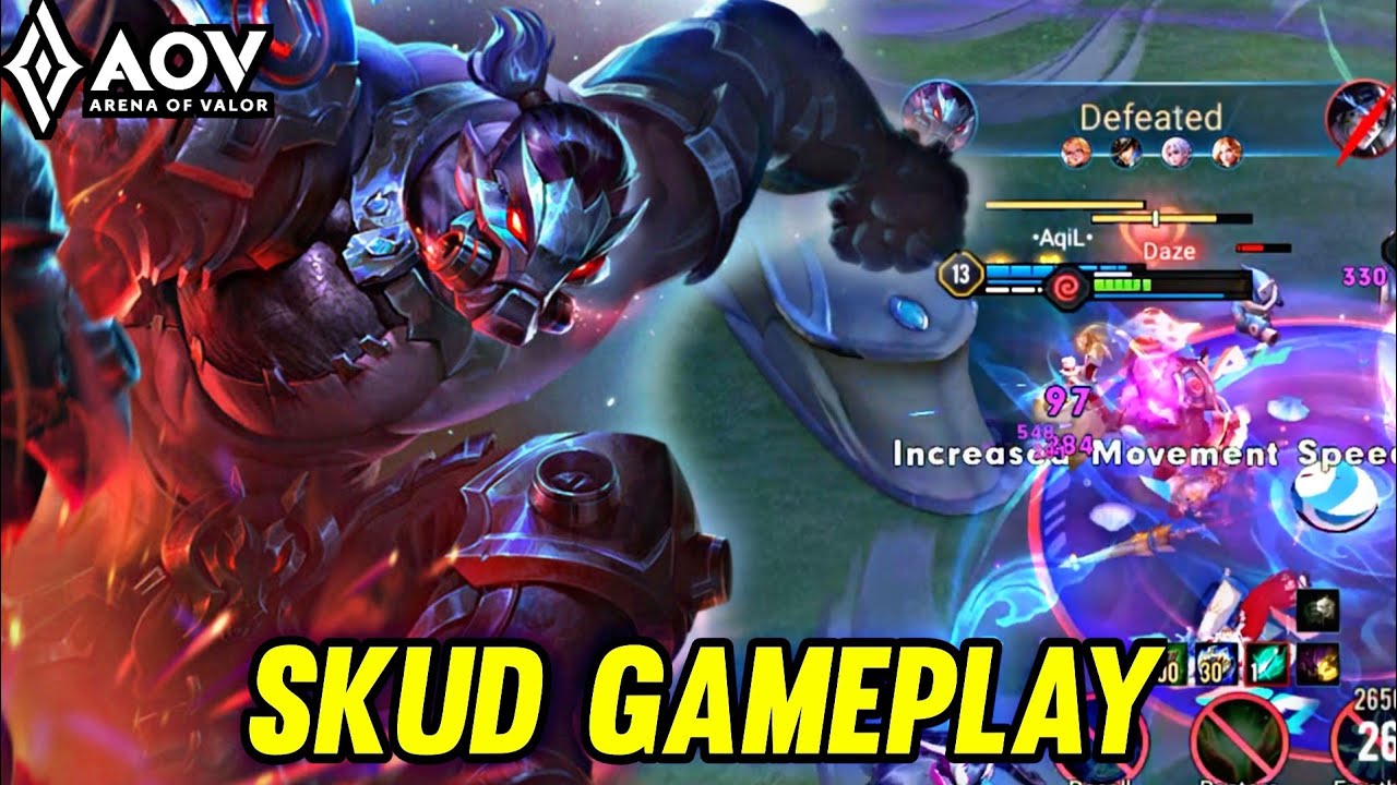 AOV : SKUD GAMEPLAY | IN JUNGLE - ARENA OF VALOR LIÊNQUÂNMOBILE ROV - YouTube
