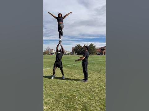 Toss/Hands/Lib Cheer stunting! #cheer #cheerleading #stunts #athlete # ...