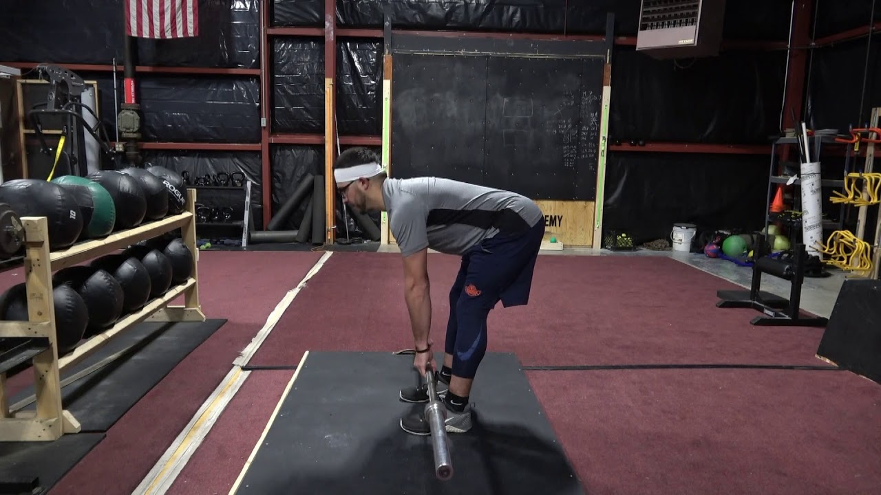 Barbell Drop Catch RDL - YouTube