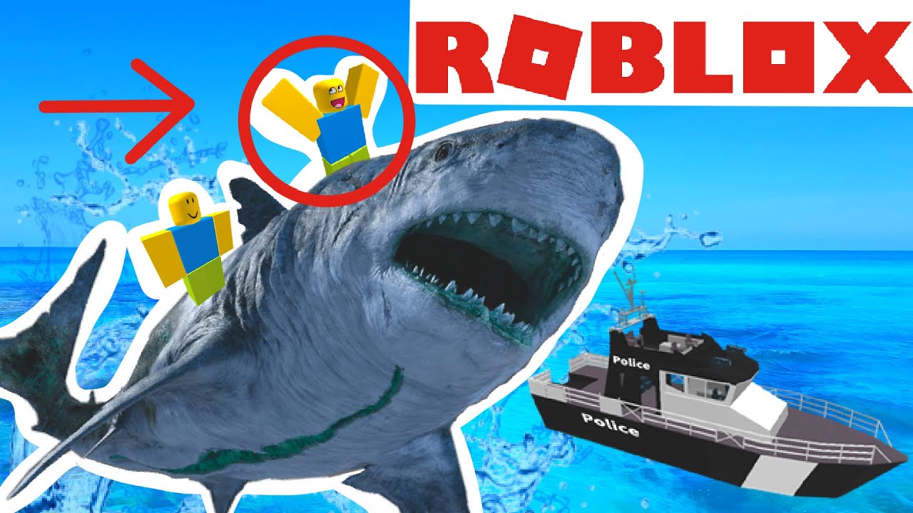 Riding a Megalodon in Roblox!!! (Roblox Funny Moments) - YouTube