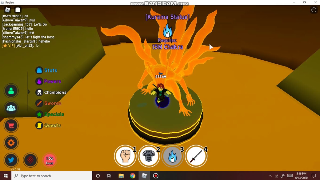 getting susanoo power in anime fighting - YouTube