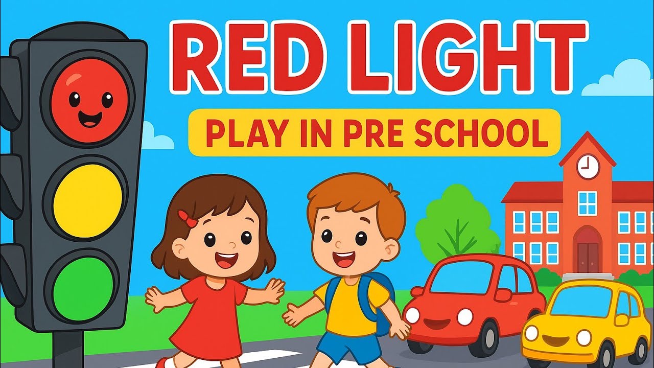 Red Light 🚦 | Traffic Signal Song for Kids - YouTube