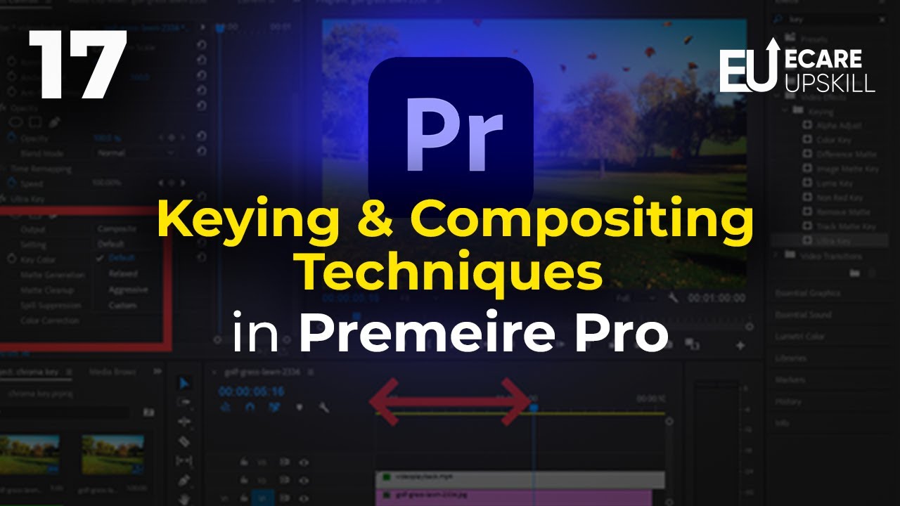 How To apply keying and compositing techniques in premiere pro - YouTube