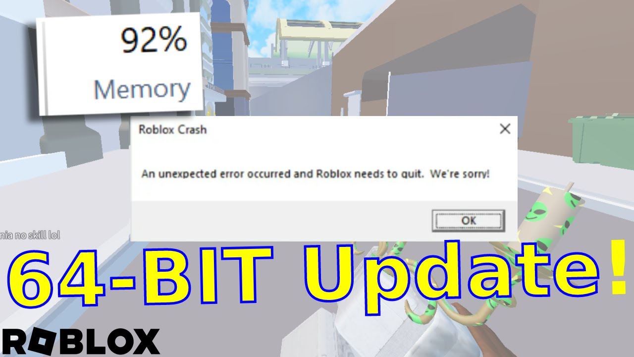 Roblox 64-bit Is Going To Destroy Low-End 64-bit Computers - YouTube