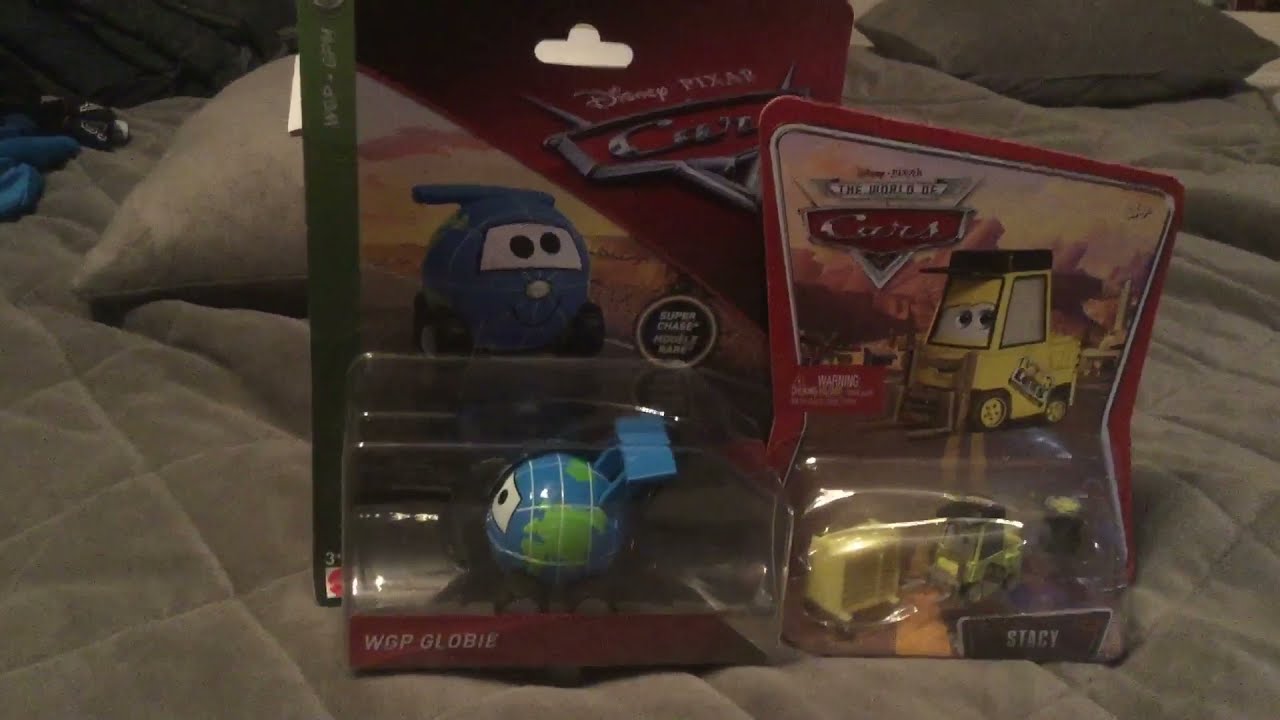 Cars Stacy and cars 2 world Grand Prix Globie - YouTube