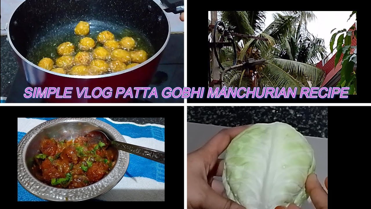 * DRY PATTA GOBHI MANCHURI RECIPE *CABBAGE MANCHURI RECIPE. - YouTube