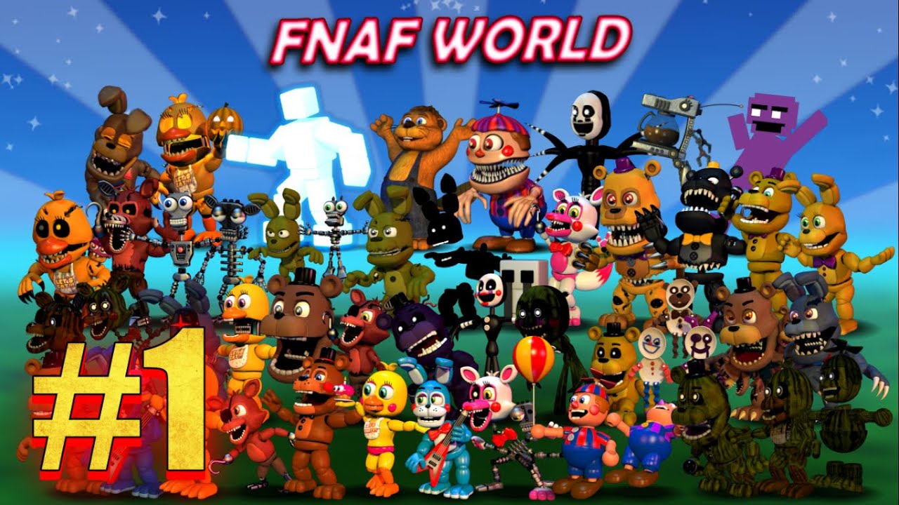 FNaF World Gameplay #1: Meeting Fredbear! - YouTube