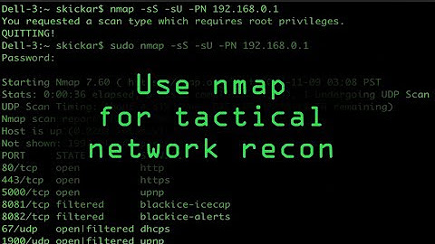 "Use Nmap for Tactical Network Reconnaissance [Tutorial]" (Null Byte), ... - YouTube