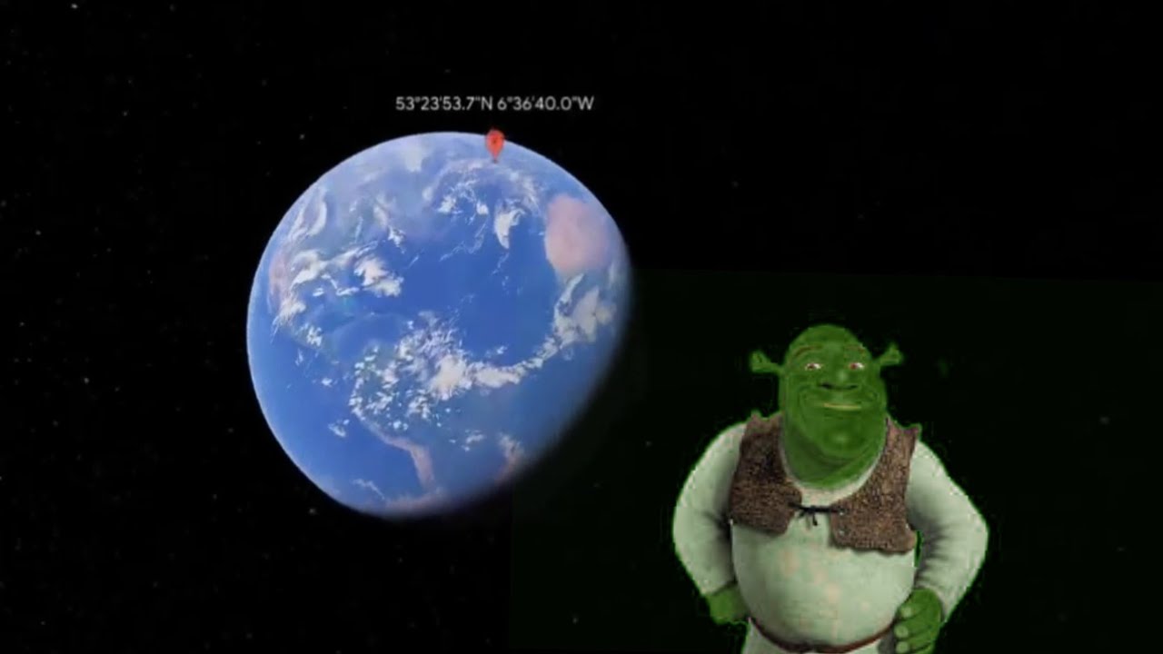 Finding Shrek on google earth!!! - YouTube