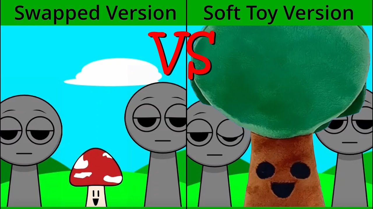 I made a Plush Toy Sprunki version vs Swapped version! Incredibox ...