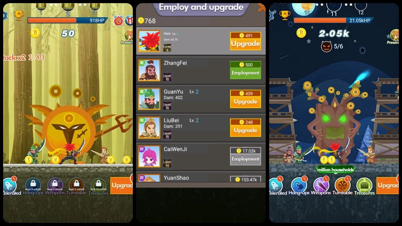 Tapping Kingdoms Mobile Game | Gameplay Android & Apk - YouTube