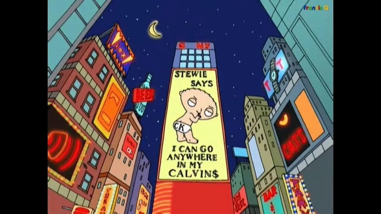 [Family Guy] Stewie as Calvin Klein Diaper Model - YouTube