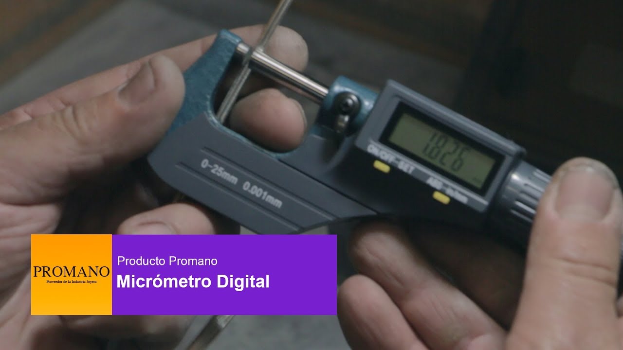 Micrometro Digital Goldsmith® - YouTube