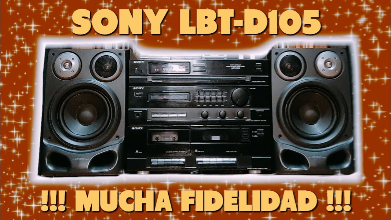SONY LBT-D105 (VINTAGE 1989)‼️🤩🔊 TEST DE SONIDO EN LUGAR CERRADO #153 🔊 ...