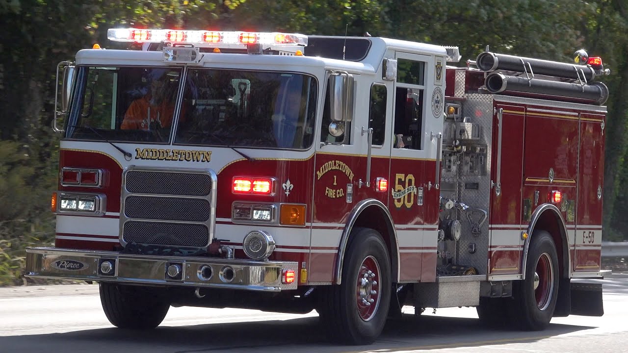 Middletown Fire Company Engine 50 Responding - YouTube
