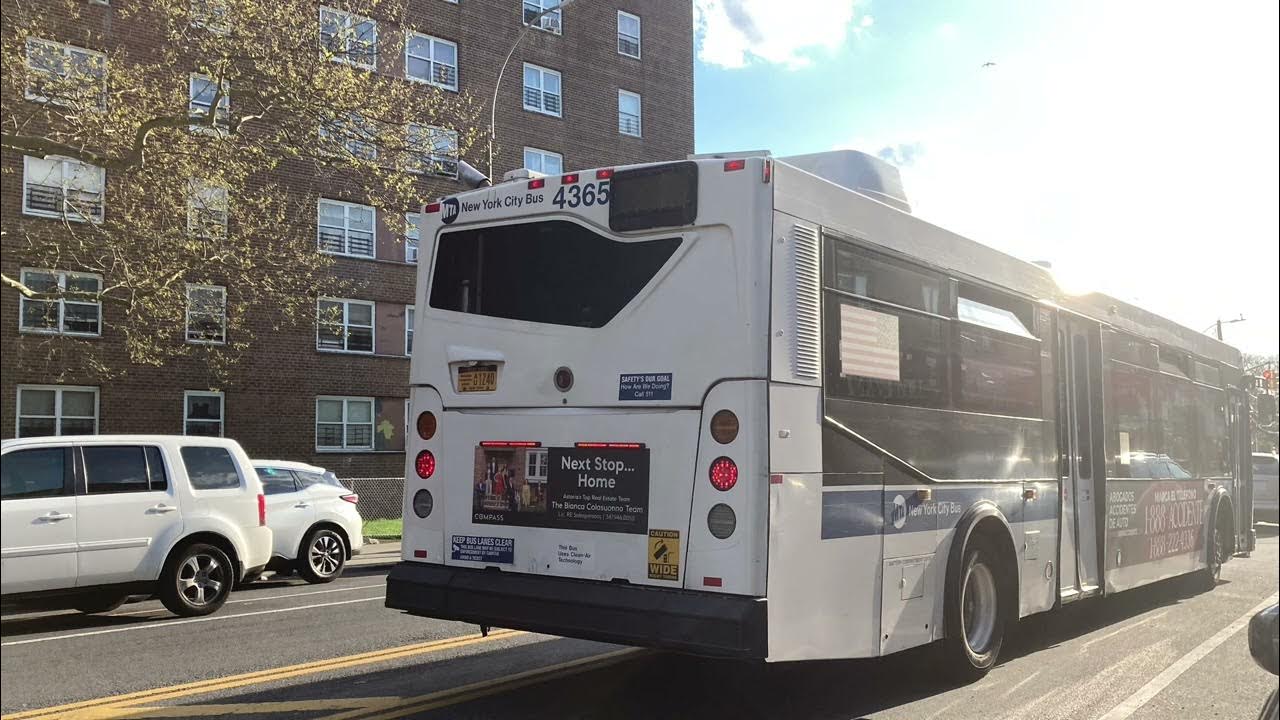 MTA Bus: 2009 Orion VII NG HEV #4365 [Idle Recording] - YouTube