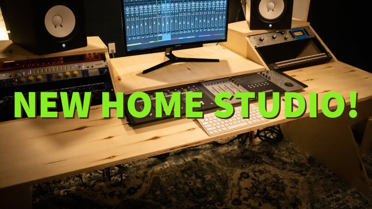 BUILDING my home recording studio - step by step - YouTube