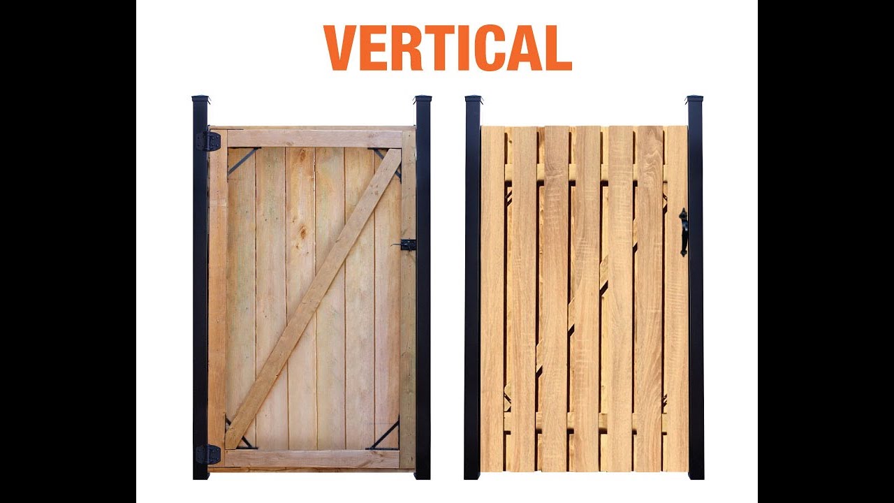 SLIPFENCE Vertical Wood Gate, Instructional video - YouTube