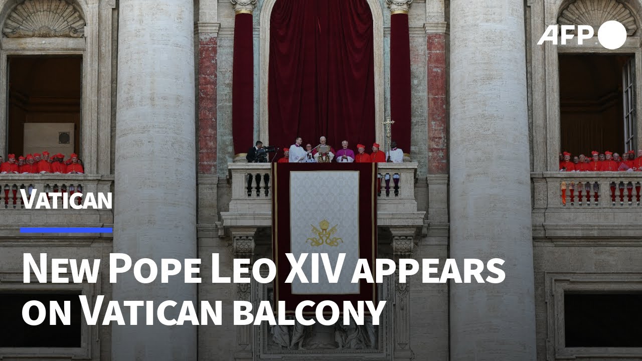 New Pope Leo XIV appears on Vatican balcony | AFP - YouTube
