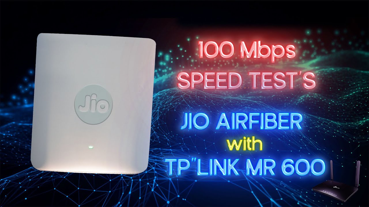 Shocking Results: Jio AirFiber 100 Mbps Speed Test | Jio AirFiber with ...