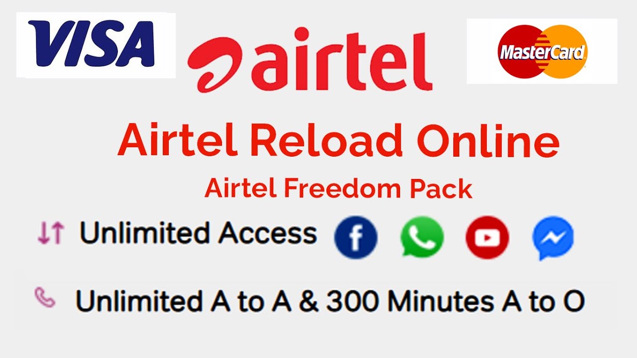 Airtel Online Reload in Tamil | Airtel Freedom Package | Unlimited ...