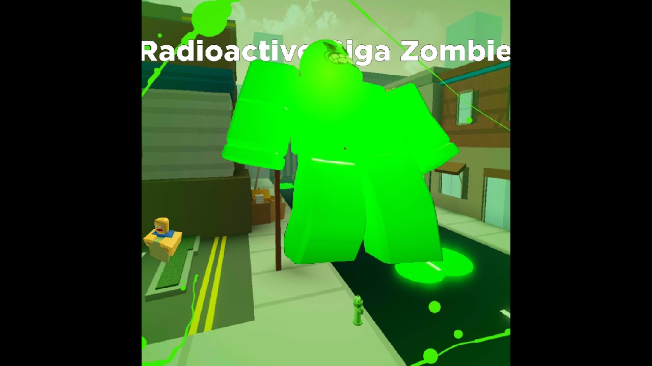 THE GIGA RADIOACTIVE ZOMBIE: ZOMBIE STRIKE ROBLOX - YouTube