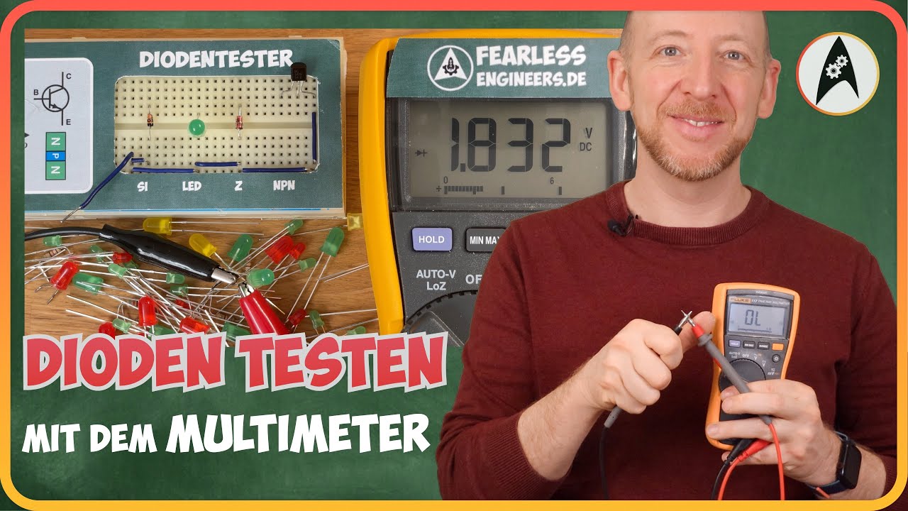 Wie man Dioden richtig testet (...und Transistoren auch) - YouTube