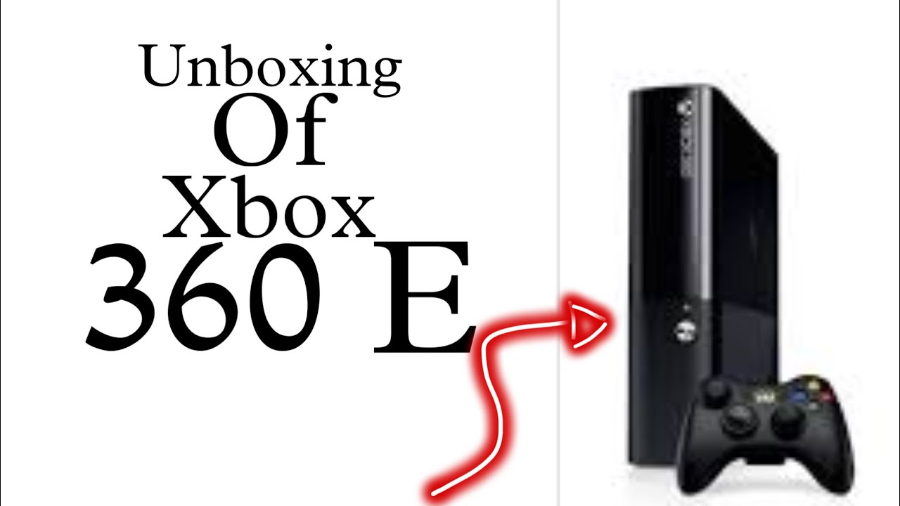 Unboxing of Xbox 360 E model from ( gameloot ) @xbox ...