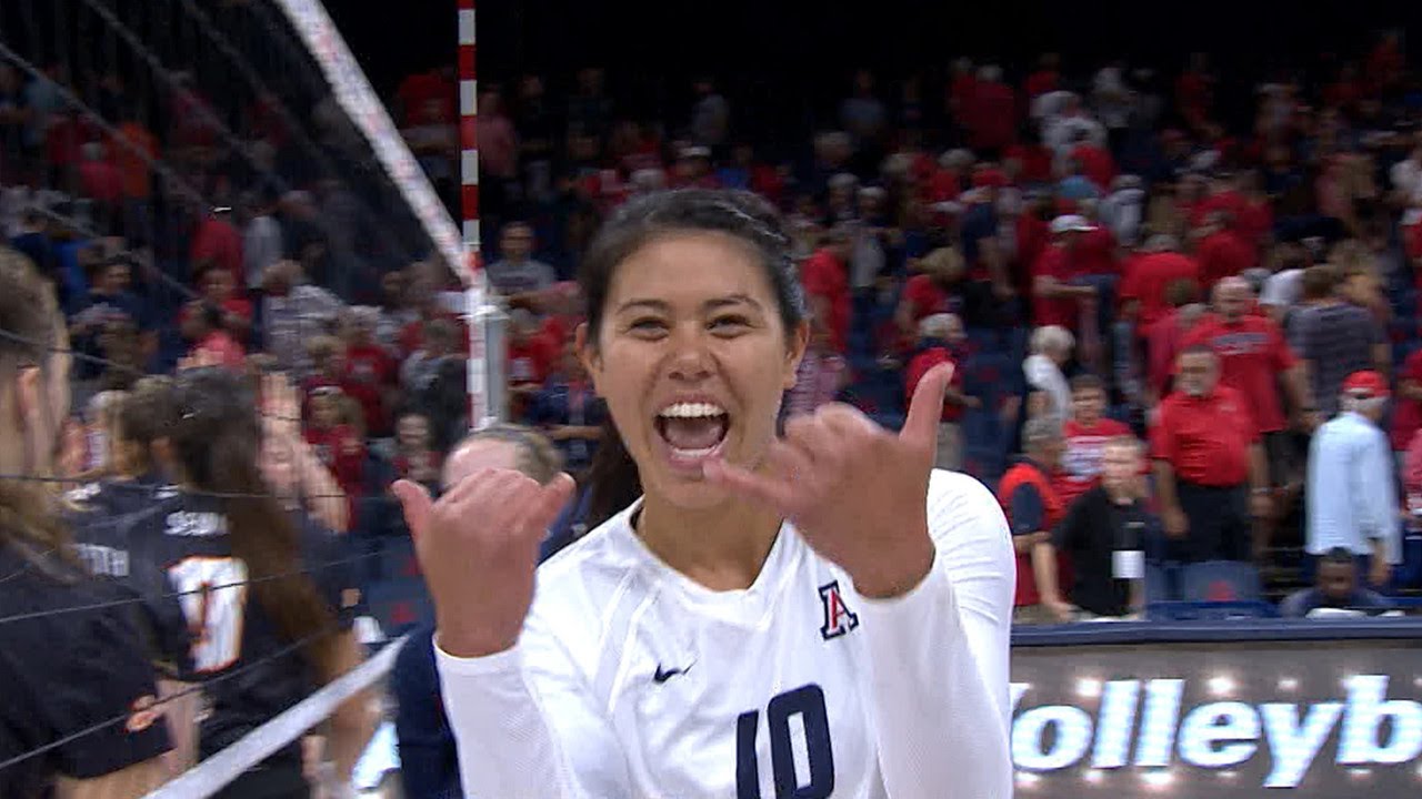 Recap: Arizona women's volleyball sweeps Oregon State - YouTube