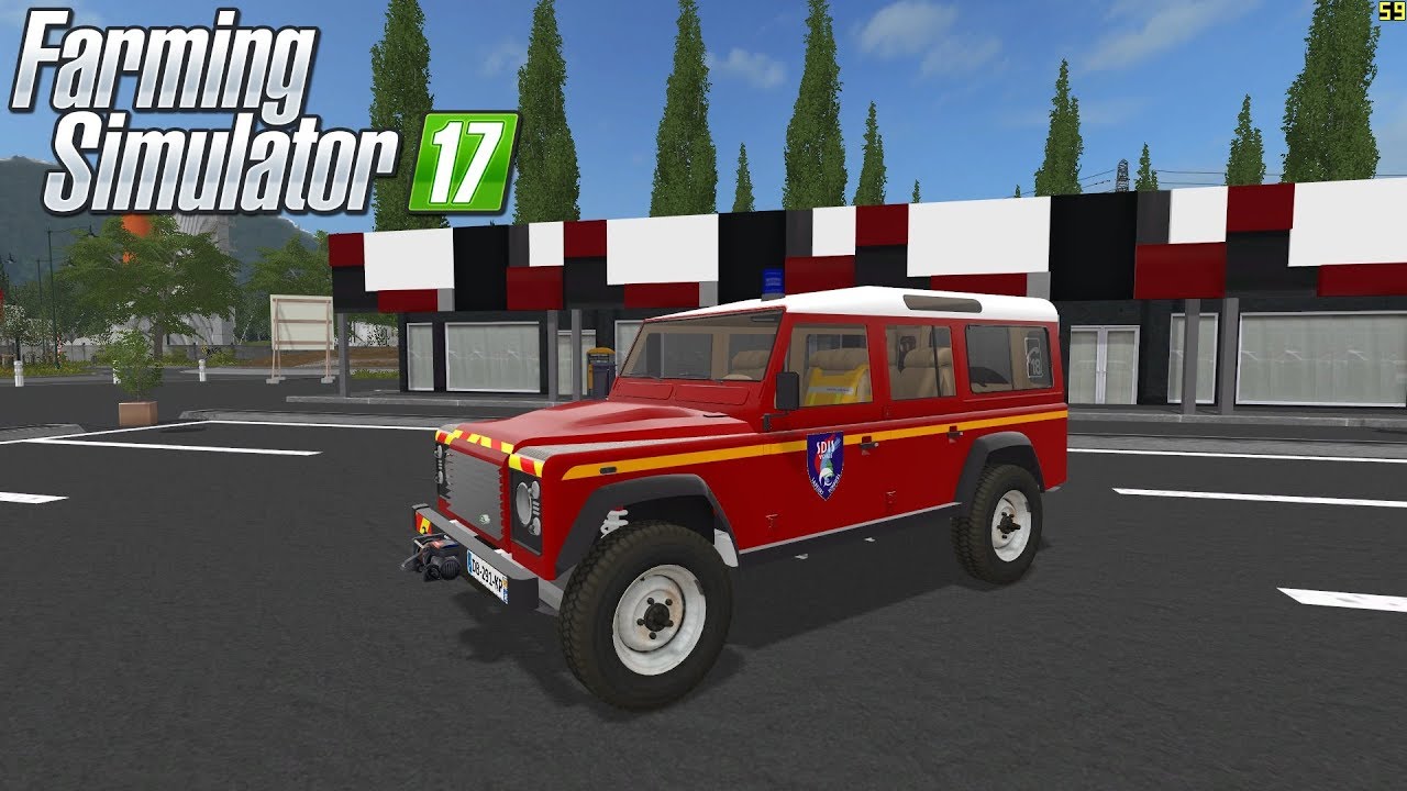 FS17 - Land Rover Defender VLTT by Pompier modding - YouTube