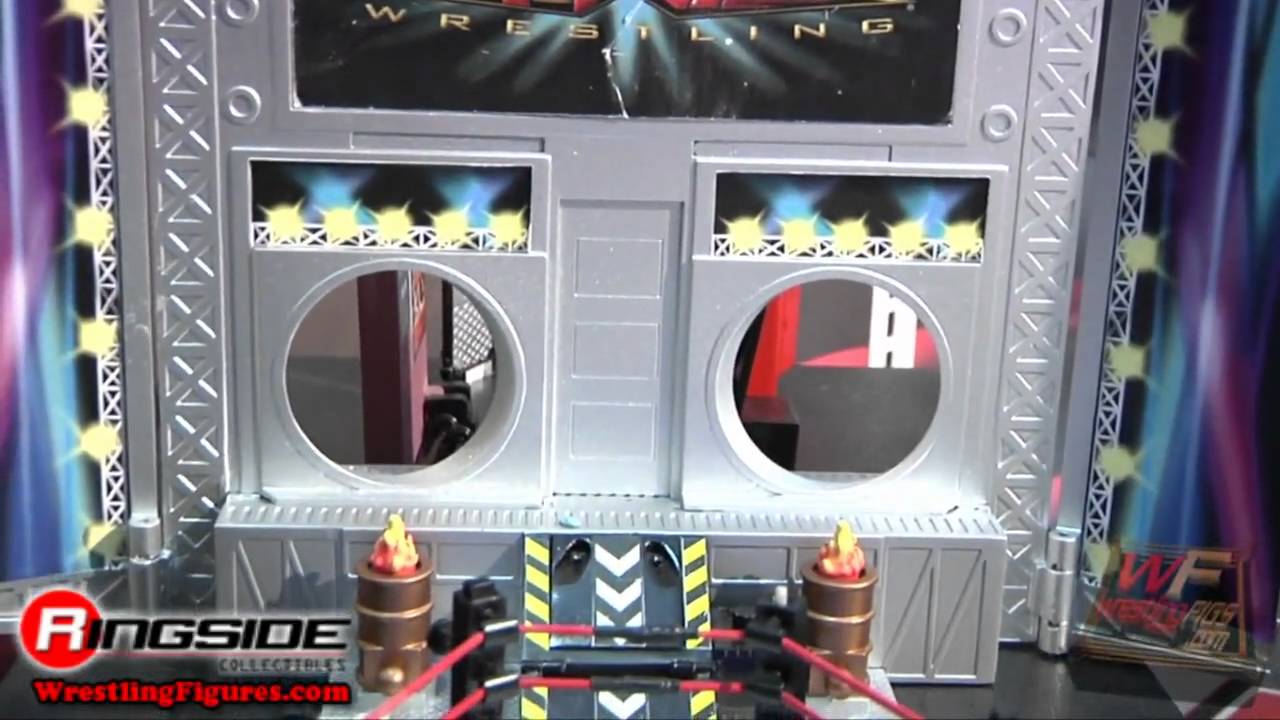 TNA Micro Impact 2-in-1 Playset Closeup Jakks Pacific Toy Fair 2009 ...