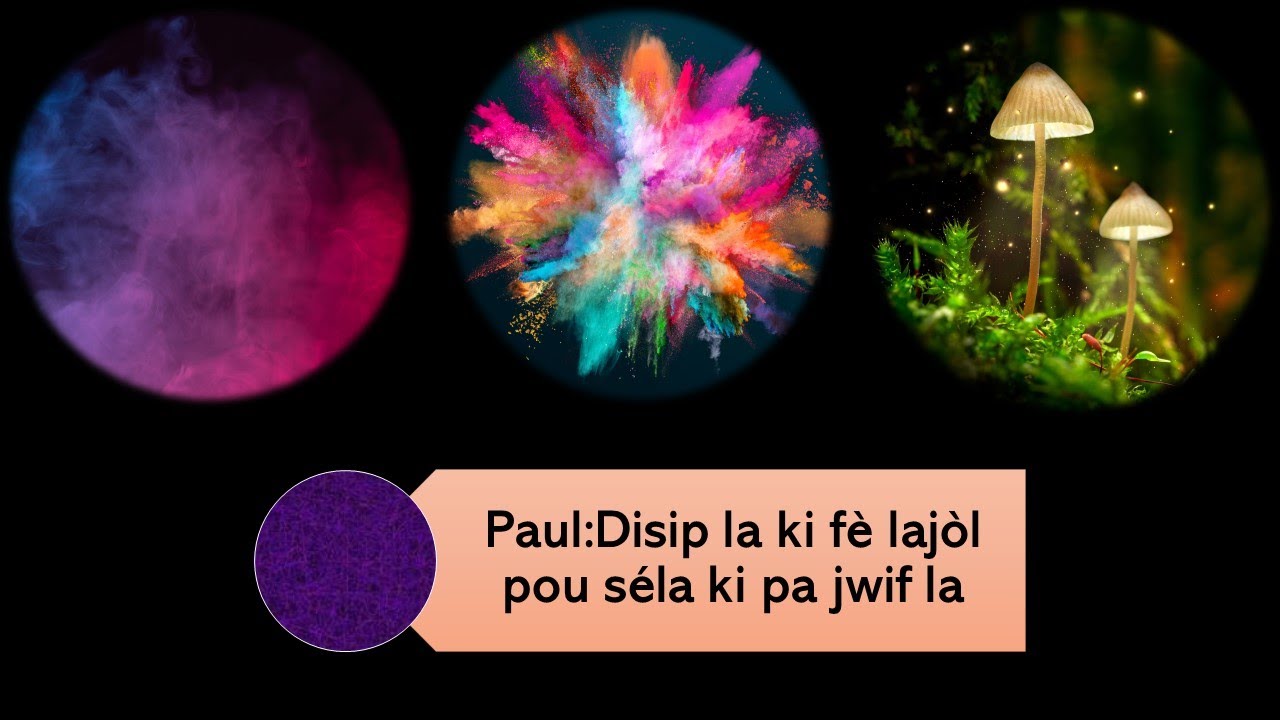 lèson 6 dimanch 30 juiyé 2023 Paul:disip la ki fè lajòl pou séla ki pa ...