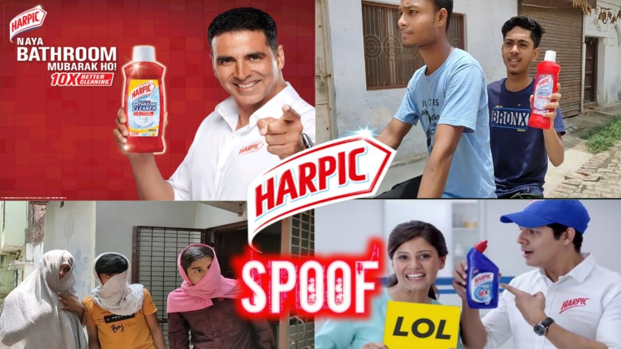 Harpic Ad Funny Spoof || Akshay Kumar || Allahabadi Chhore || - YouTube
