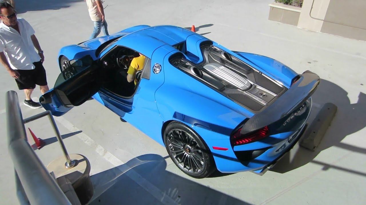One-Off Voodoo Blue Porsche 918 Spyder - YouTube