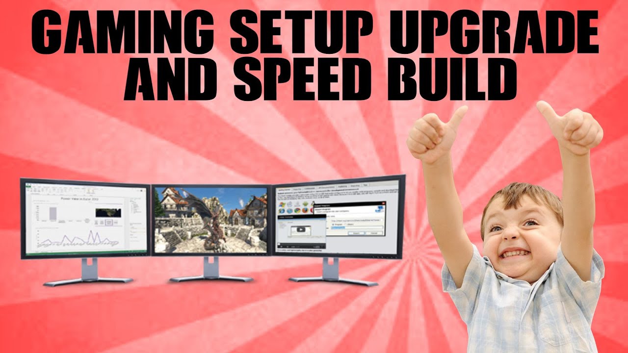 Gaming Setup Upgrade and Speed Build! - YouTube