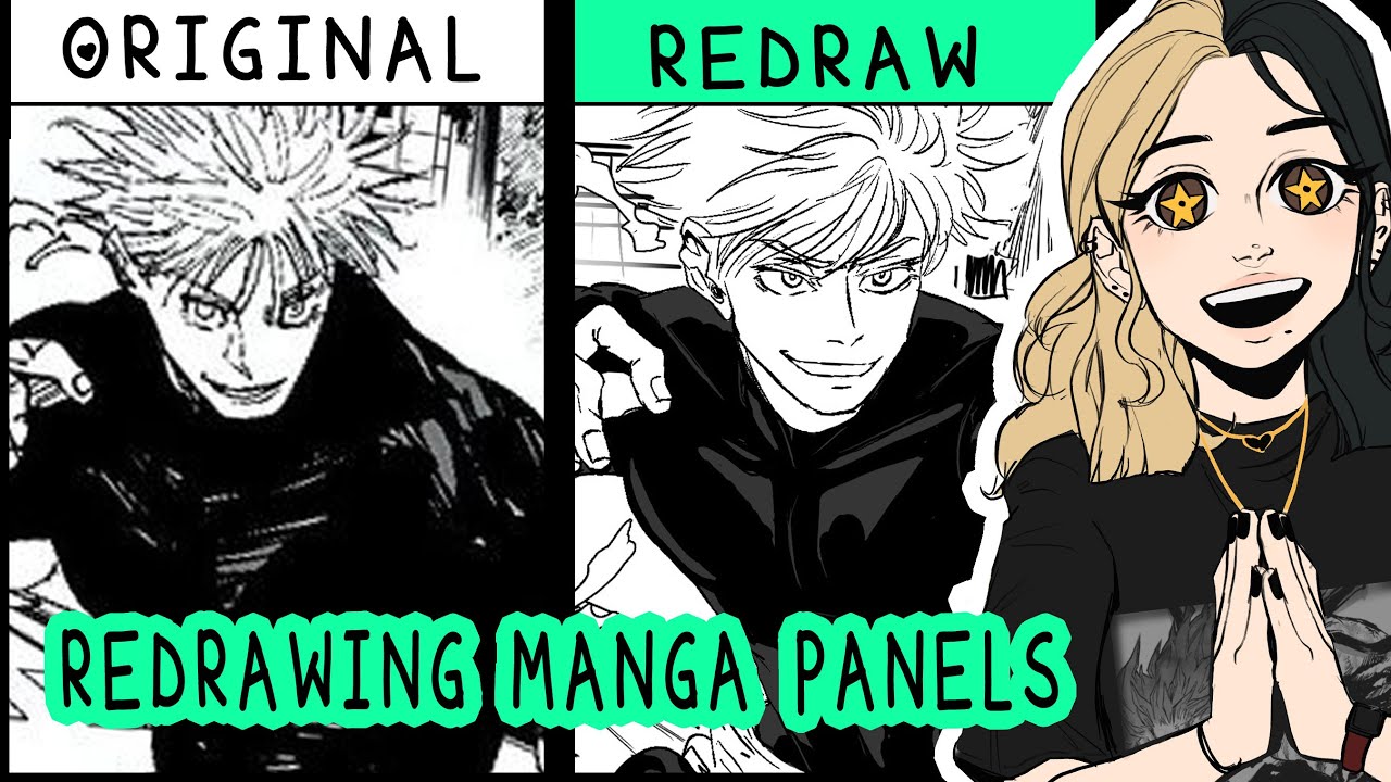 DRAWING MY TOP FAVORITE MANGAS | redrawing anime art (manga drawing ...