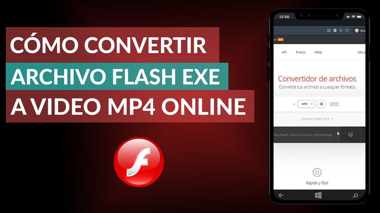 Cómo Convertir un Archivo Flash EXE a Video MP4 Online - YouTube