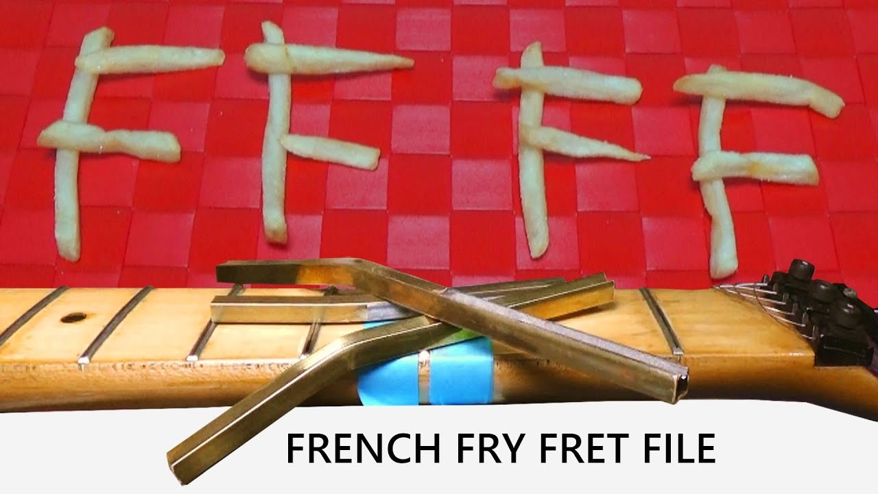 How the French Fry Fret File is made (diamond file) - YouTube