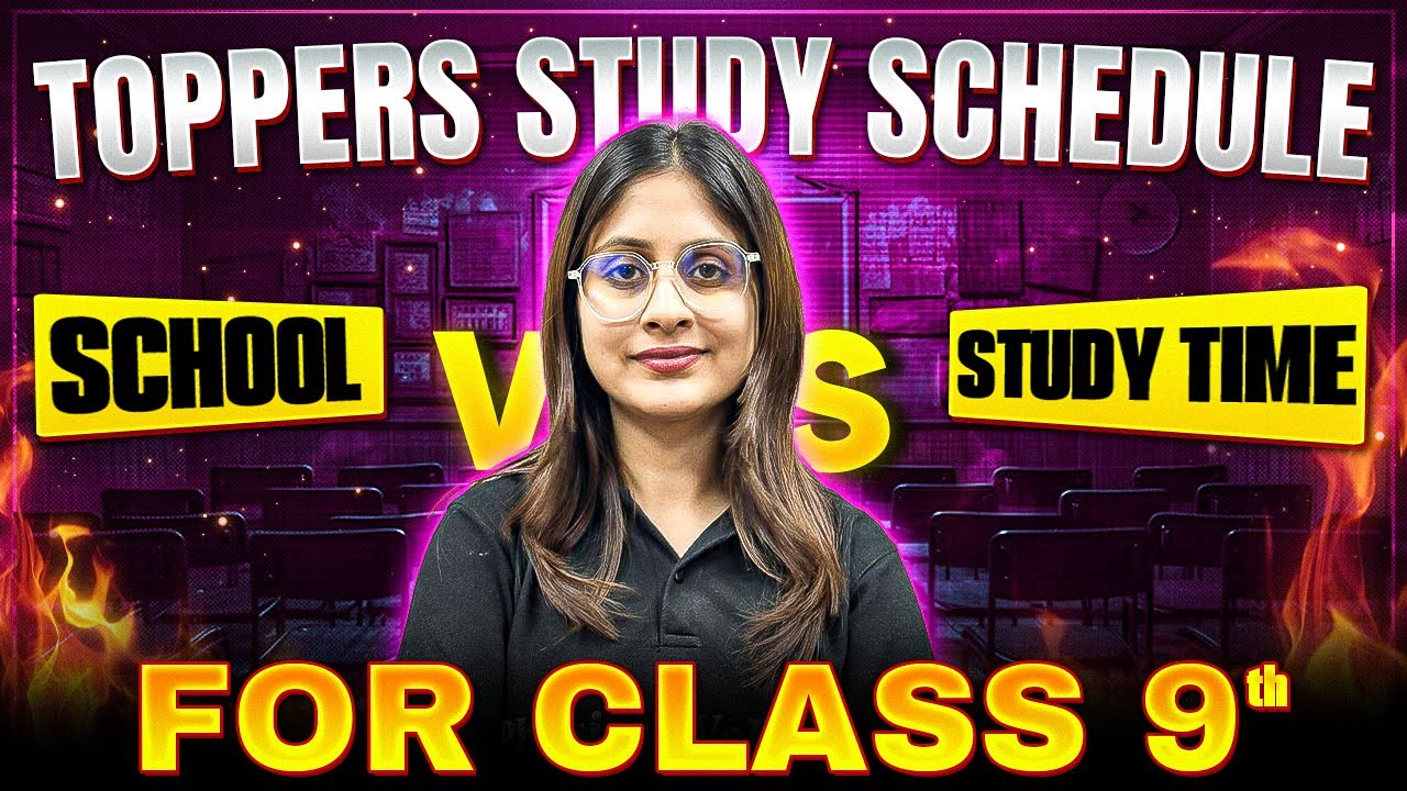 Toppers Study Schedule For Class 9th🔥| Daily Routine | Super Tips 🤩 ...